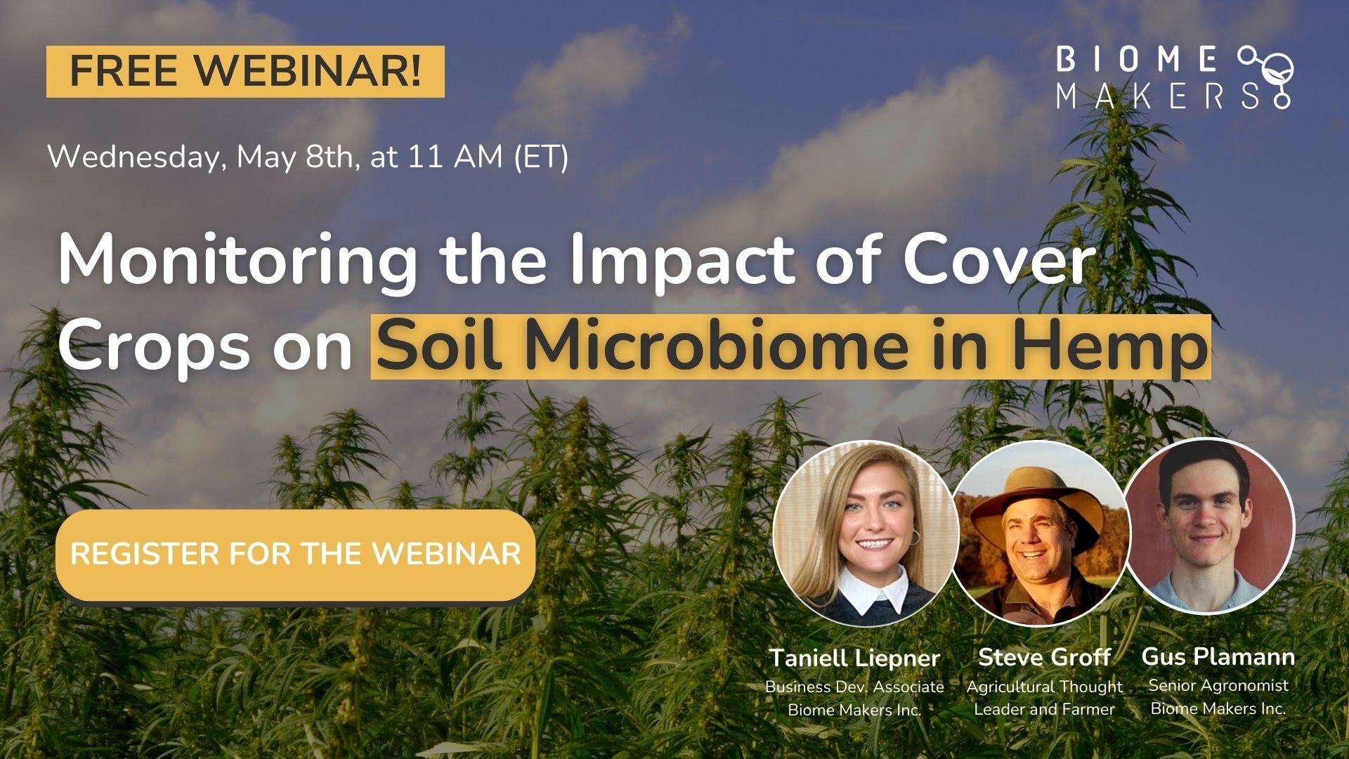 Monitoring the Impact of Cover Crops on Soil Microbiome in Hemp